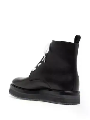 NICOLAS ANDREAS TARALIS Lace-up Leather Ankle Boots