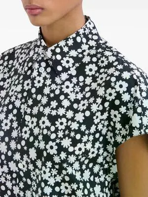 Marni Floral-print Shirt - Black