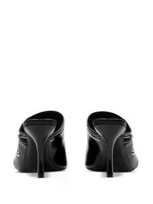 Burberry Peep 85mm Leather Sandals