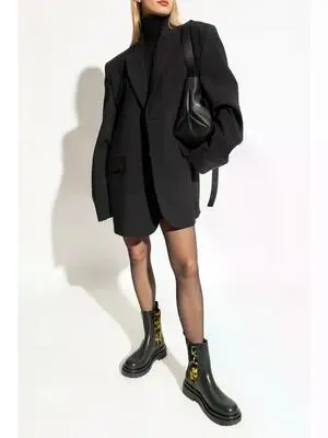 Versace Chain Couture-print Boots