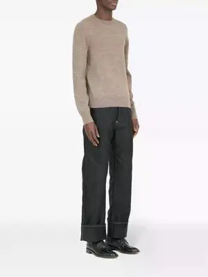 MAISON MARGIELA Elbow-patch Fine-knit Cardigan