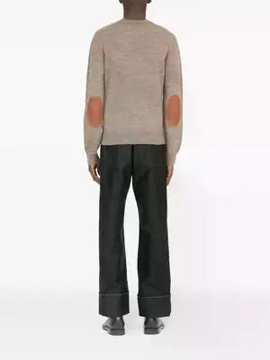 MAISON MARGIELA Elbow-patch Fine-knit Cardigan