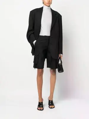Off-White Pleated Cargo Shorts