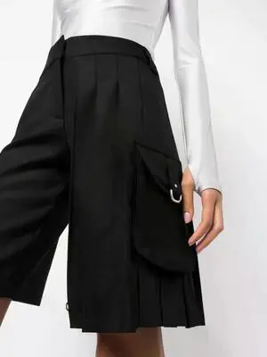 Off-White Pleated Cargo Shorts