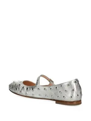 Agl Tone Buckled Ballet Flats