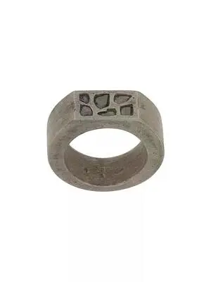 PARTS OF FOUR Crescent Plane Ring - Silver