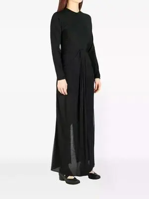 THE ROW Draped Detail Maxi Dress