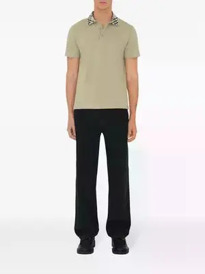 Burberry Cotton Polo Shirt - Neutrals