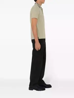 Burberry Cotton Polo Shirt - Neutrals