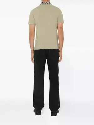 Burberry Cotton Polo Shirt - Neutrals