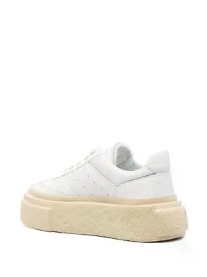 MAISON MARGIELA Contrasting Platform Sneakers - White