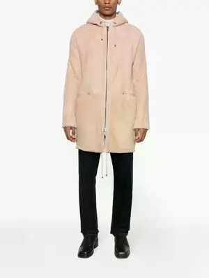 GIORGIO BRATO Shearling-trim Hooded Jacket