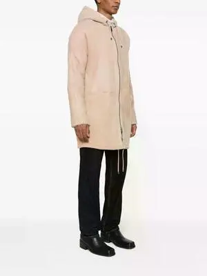 GIORGIO BRATO Shearling-trim Hooded Jacket