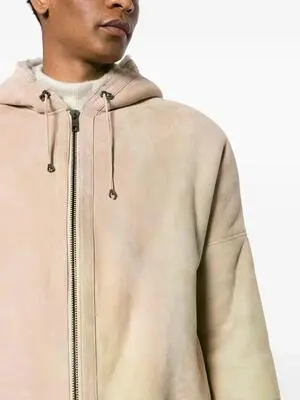 GIORGIO BRATO Shearling-trim Hooded Jacket