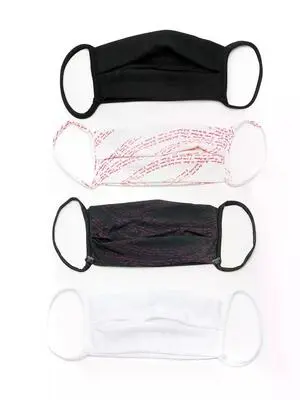 AMIR SLAMA Pleated Face Masks - Multicolour