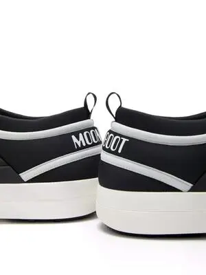 Moon Boot Park Icon Logo-print Sneakers - Black