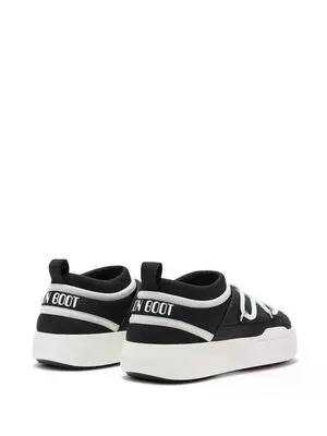 Moon Boot Park Icon Logo-print Sneakers - Black