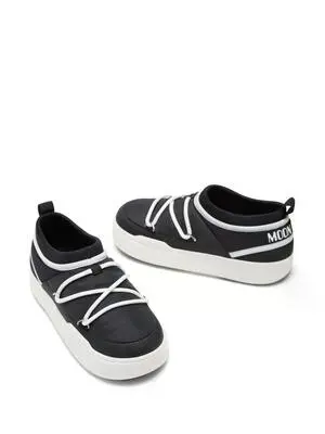 Moon Boot Park Icon Logo-print Sneakers - Black