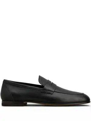 TOD'S Leather Loafers - Black