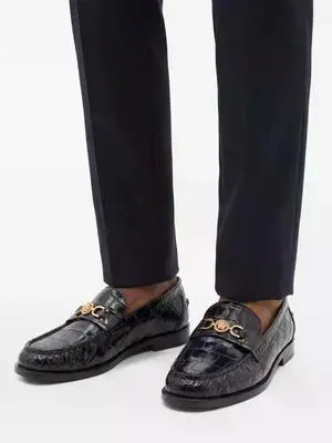 Versace Medusa '95 Crocodile-embossed Loafers