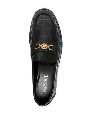 Versace Medusa '95 Crocodile-embossed Loafers