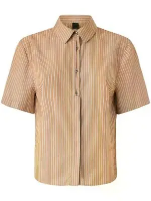 Pinko Striped Shirt - Brown
