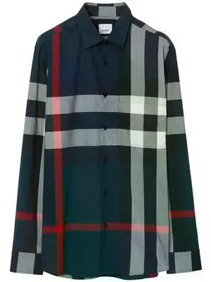 Burberry Check-pattern Cotton Shirt
