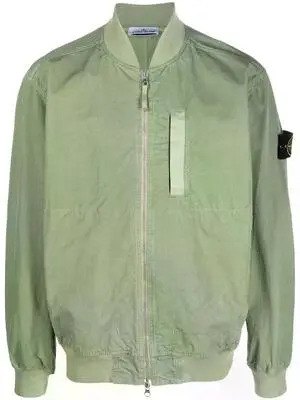 Stone Island Compass-motif Bomber Jacket