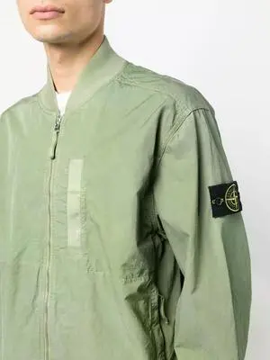 Stone Island Compass-motif Bomber Jacket