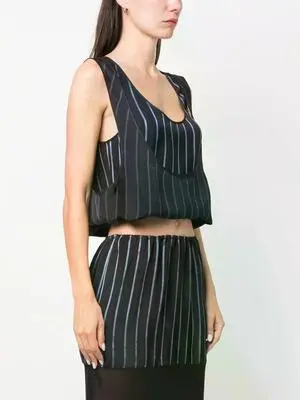 Gauchère Mini Mirror Striped Tank Top