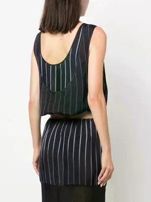 Gauchère Mini Mirror Striped Tank Top