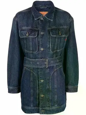 DIESEL® De-flaminia Belted Denim Jacket