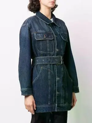DIESEL® De-flaminia Belted Denim Jacket