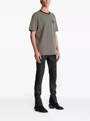 Balmain Monogram-jacquard T-shirt