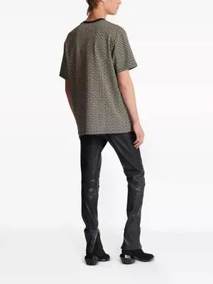 Balmain Monogram-jacquard T-shirt