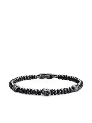 David Yurman Sterling Skull Station Bracelet