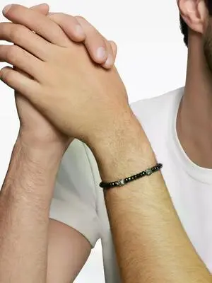 David Yurman Sterling Skull Station Bracelet