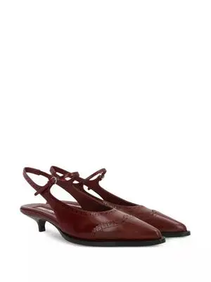 Miu Miu 35mm Slingback Brogue Pumps