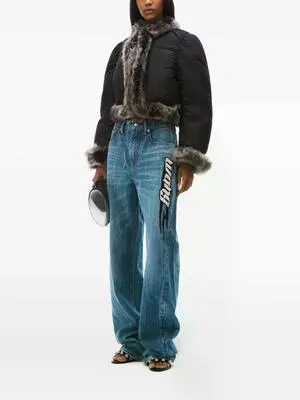 Alexander Wang Logo-patch Balloon Jeans