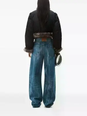 Alexander Wang Logo-patch Balloon Jeans