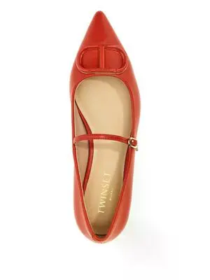 TWINSET Oval T Ballet Flats