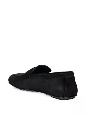 GIUSEPPE ZANOTTI Cristophe Suede Loafers - Black