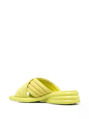 Camper Spiro Crossover-strap Sandals - Green