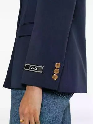 Versace Medusa Head-button Stretch-wool Blazer