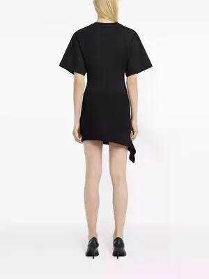 COURREGES Loop-knit Mini Skirt - Black
