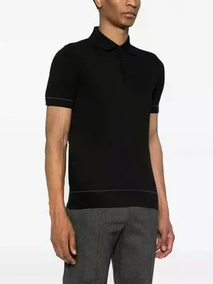 Brioni Piqué Cotton Polo Shirt