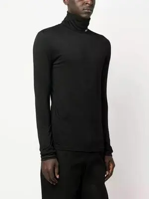 JIL SANDER Logo-print Roll-neck Jumper
