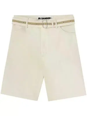 JIL SANDER Belted Bermuda Shorts