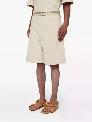 JIL SANDER Belted Bermuda Shorts