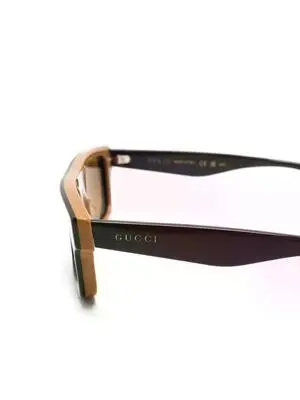 Gucci Rectangle-frame Sunglasses